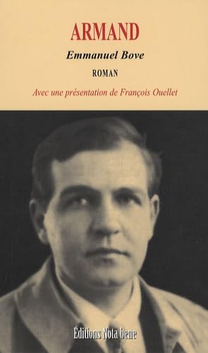 Armand: Bove, Emmanuel, Ouellet, François: 9782895182429: Amazon.com: Books