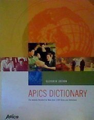 APICS Dictionary: The Industry Standard for More than 3,500 Terms and ...