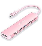 Amazon.com: LENTION USB C Hub with 4K HDMI, SD Card Reader, 2 USB 3.0 ...