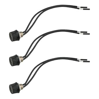 Ruiwaer 3PCS Black 2-Stage 3A Rotary Style On/Off Canopy Light Switch ...