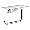 hansgrohe 41772000 AddStoris Shelf Toilet Paper Holder, 1 roll, Chrome - Amazon.com