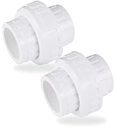 Amazon.com: LUOFANT 2" PVC Union Coupling Pipe Fitting (Socket x Socket ...