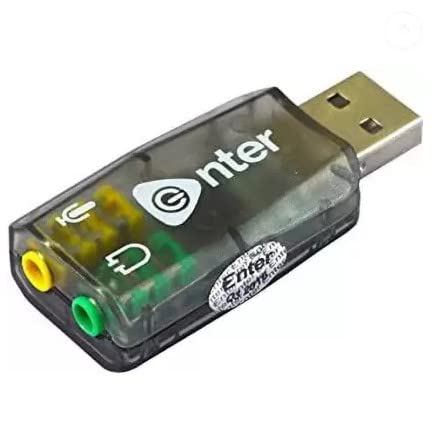 Enter USB Enter USB Sound Sound Card (Grey) : Amazon.in: Electronics