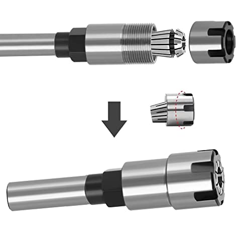 Bestgle 1/2″ Shank Router Collet Extension Rod Chuck Holder Extender ...