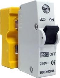 WYLEX B TYPE MCB PLUG IN BREAKER B20 PLUS ABM LAMP CATALOGUE: Amazon.co ...