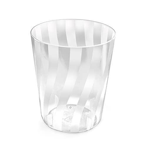 Snapklik.com : 222966 Acrylic Clear Wastebasket Trash Can Bin