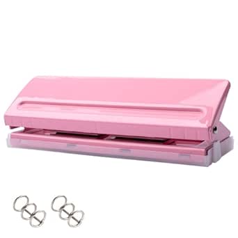 Amazon.com : Adjustable 6 Hole Punch,Paper Puncher with Ruler for A3/A4 ...