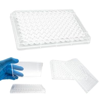 Clear 96-Well Microplate with Lids, 250ul Sterile Philippines | Ubuy