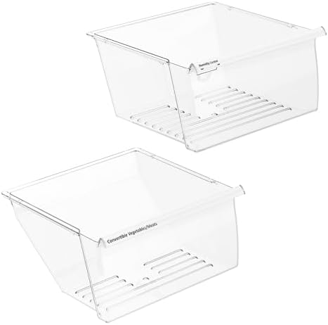 Amazon.com: [2 Pack] 2188656 (Upper) & 2188664 (Lower) Upgraded Crisper ...