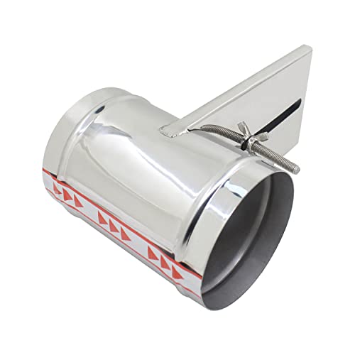 Manual Shut Off Damper HVAC Bypass Damper air Duct Vent Volume Control ...