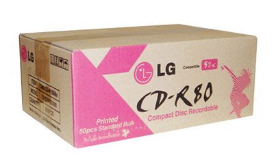 LG CD-R 52x 80Min Logo printed Top Premium Quality,700MB, 600 Piece ...