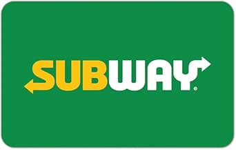 Amazon.com: SUBWAY eGift Card : Gift Cards