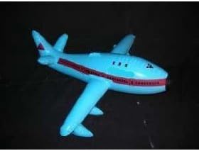 Amazon.com: Inflatable 24-Inch 747 Airplane (Blue) : Toys & Games