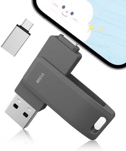 Photo Stick for Phone 512GB Flash Drive,High-Speed Phone Memory Stick ...