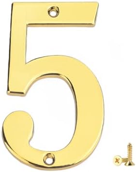 Amazon.com: 1Pcs 3Inch Metal House Numbers with M2 Screws Solid Zinc ...