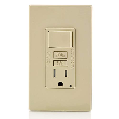 Snapklik.com : Leviton GFSW1-I Self-Test SmartlockPro Slim GFCI ...