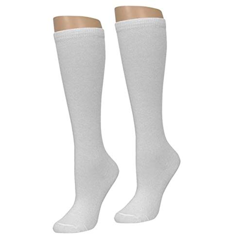 ROHAN UNIFORMS School uniform White Cotton knee length scoks for Girls ...