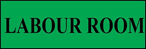 VVWV Labour Room Sign Sticker Green for Public Private Hospitals Clinic ...