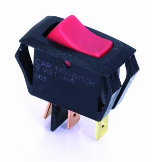 NTE Electronics 54-084 Nylon Paddle Toggle Switch, DPDT Circuit, On ...