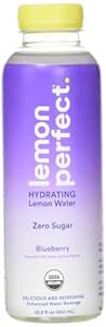 Amazon.com: Lemon Perfect Blueberry, Hydrating Flavored Lemon Water, Zero Sugar, Delicious and ...