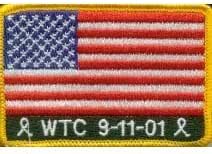 Amazon.com: WTC Memorial American Flag, Left Sleeve -002 : Sports ...