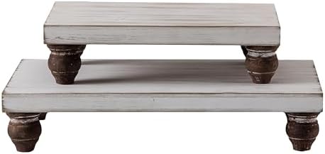 Amazon.com: SOFE Rectangular Wood Risers for Display Decorative ...
