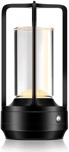 Cordless Rechargeable Table Lamps, Portable Lumisom Crystal Small ...