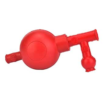 Rubber Suction Bulb, Lab Rubber Suction Bulb with 3 Valves Safe ...