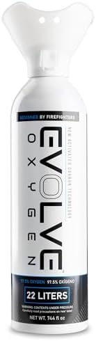 Amazon.com: EVOLVE 35-Liter Pure Oxygen Canister with Mask and Tube ...