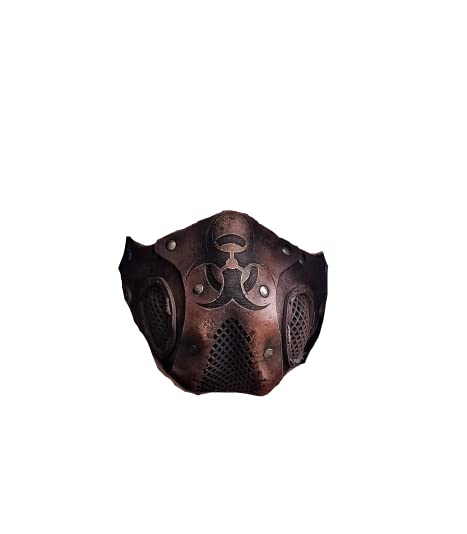 Amazon.com: Leather Face Mask with Biohazard sign : Handmade Products