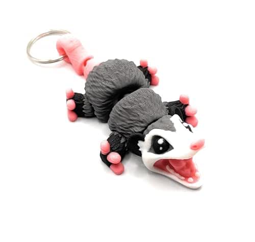 Amazon.com: Articulating 3D-Printed Animal Keychains In Color ...
