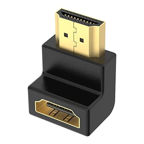 VCELINK 8K HDMI Angled Adapter 90 Degree Right Angle Extender 2.1 HDMI ...