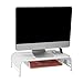 Amazon.com: Mind Reader Monitor Stand, Ventilated Laptop Riser, Paper ...