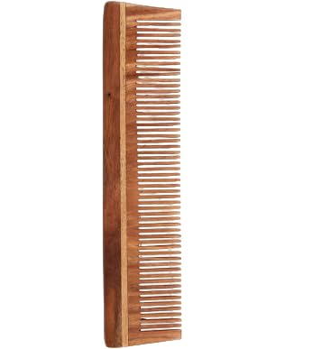 Buy SWISS WORLD NEEM WOOD COMB KACCHI NEEM NATURAL| GOOD HAIR Online at ...