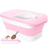 Amazon.com: DDMOMMY 20-50 Lbs Food Storage Container With Wheel ...