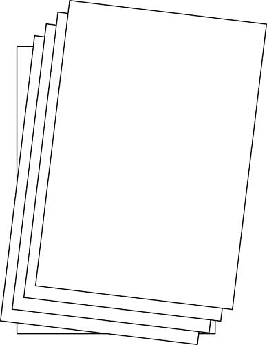 Lakeer A4 White Color Paper/Sheet 180-210 Gsm Pack Of 50 Sheets-White ...