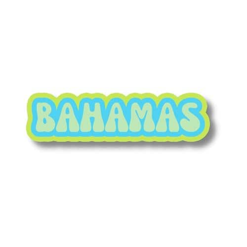 Amazon.com: Bahamas Travel Sticker, Multiple Colors, Vinyl Laptop Water ...