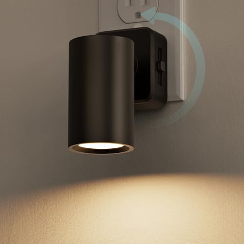 Briignite Night Lights Plug into Wall, 320° Rotation Plug in Night ...