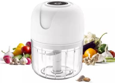 Electric Mini Food Chopper USB Small Food Processor Mixer Onion Garlic ...