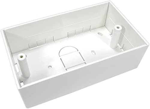 rhinocables Ethernet Back Box for Faceplate, Fits CAT6a Wall Plate for ...