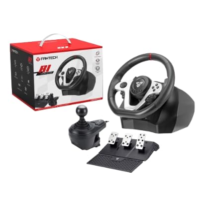 Fantech R1 Pro Racing Wheel Setup - Realistic Force Feedback Stainless ...