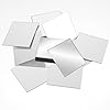 30PCS Acrylic Square Mirror Self Adhesive Small Square Mirror 2 Inches ...