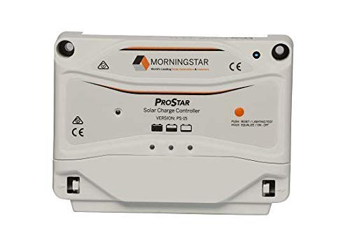 Amazon.com: Morningstar Prostar 15A PWM Solar Charge Controller 12V/24V ...