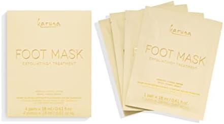 Amazon.com: Karuna Foot Mask - Exfoliating and Hydrating Skin Treatment ...