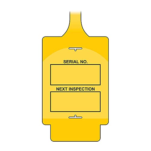 ‘AssetTag Flex Next Inspection’ Tag, Yellow – Style A (Pack of 50 ...