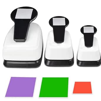 Square Hole Puncher Square Paper Punch Shape Punches for Paper Crafts ...