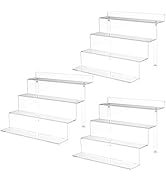 Amazon.com: WINKINE Acrylic Riser Display Shelf, Display Riser ...