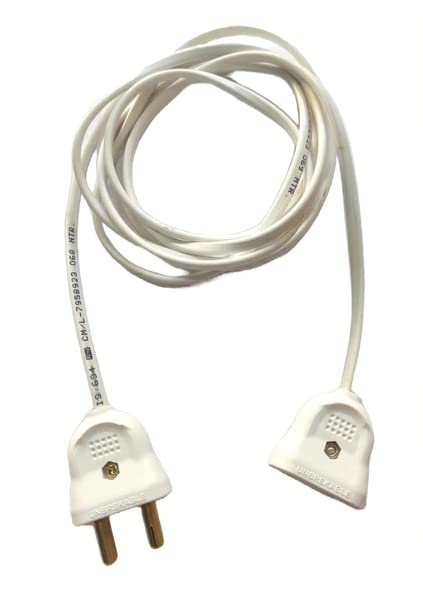 Buy CRAFTSFY 2-Pin Flexible Male-Female Socket, Round Coper Wire ...