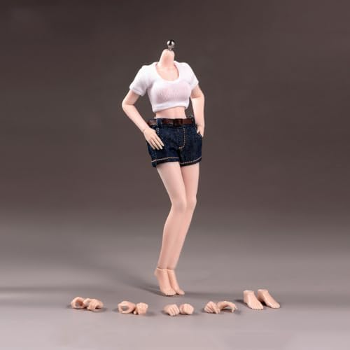 Amazon.co.jp: 1/12 scale female body, 6.inch ultra flexible 22 joints ...