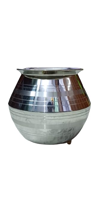 "IRON CLAD Stainless Steel Multipurpose Cooking Vessel with Holed Lid ...